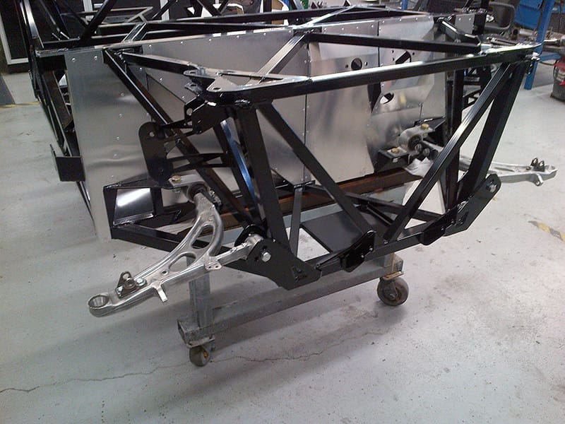 Engineering Team Begins Building 818S for Open House | Factory Five ...
