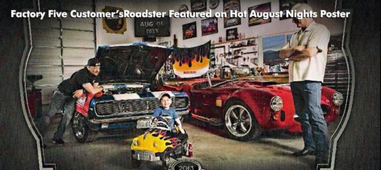 Factory Five Customer’s Roadster Featured on Hot August Nights Poster ...