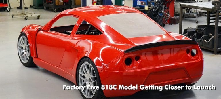 Factory Five 818C Model Getting Closer To Launch - Factory Five Racing