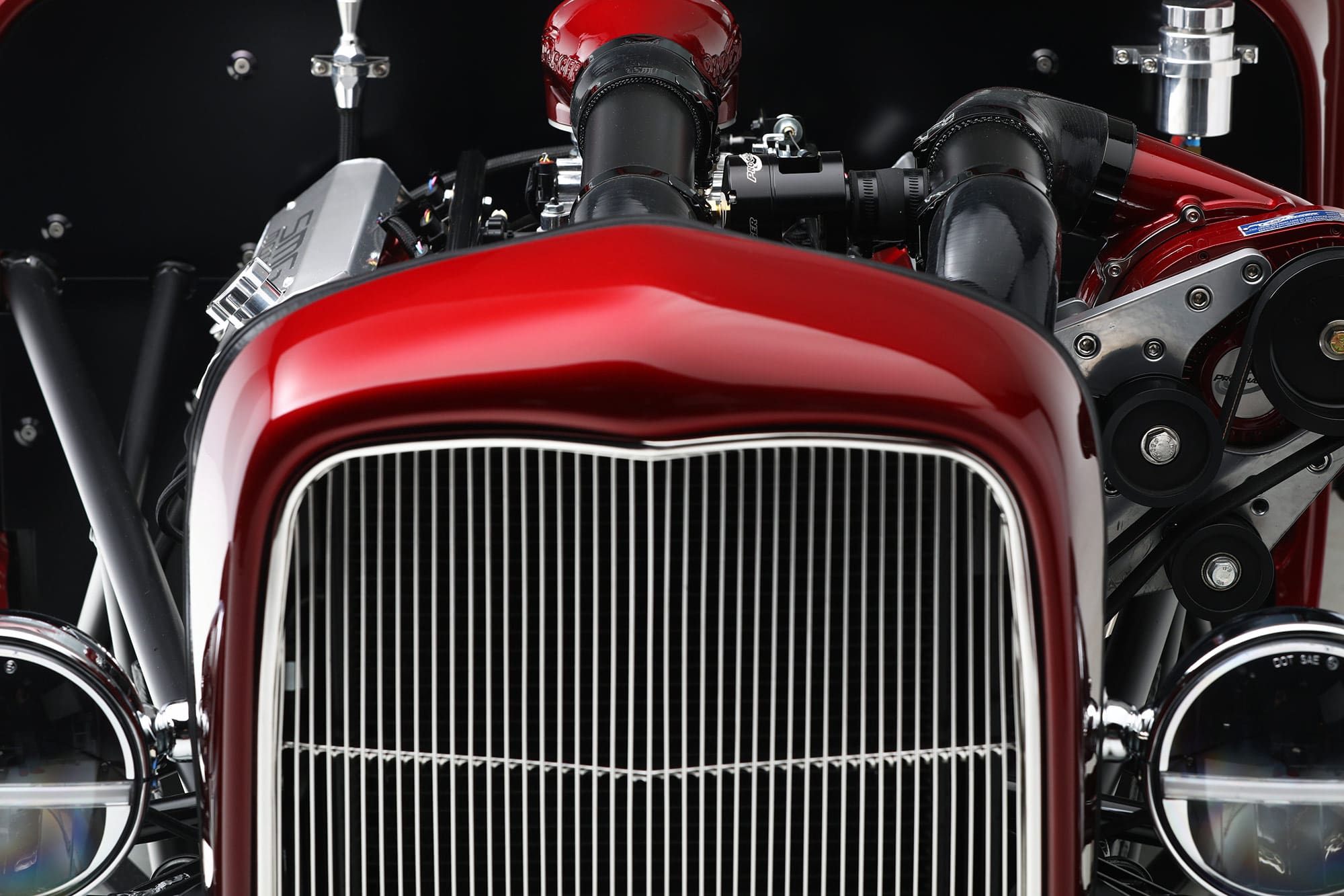 SMG Motoring's '35 Hot Rod Truck - Black Background - Factory Five Racing