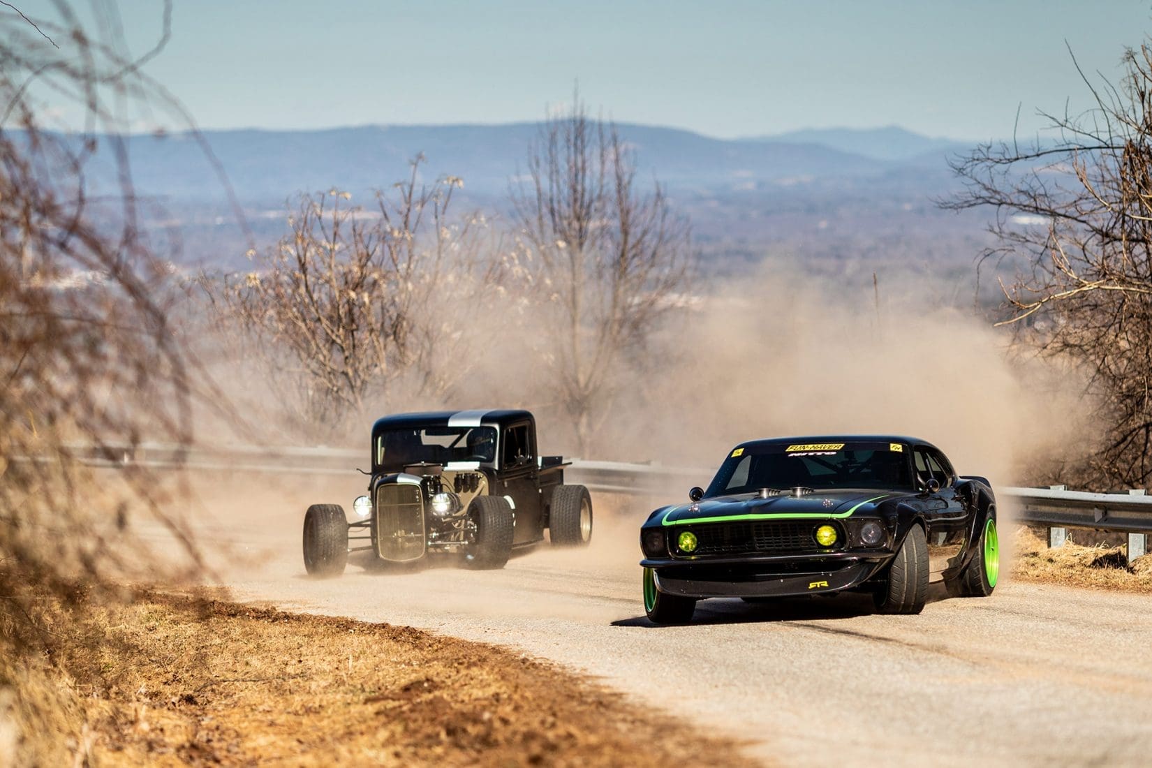 Joey Logano Hot Rod Truck Pennzoil Commercial Shoot - Factory Five Racing