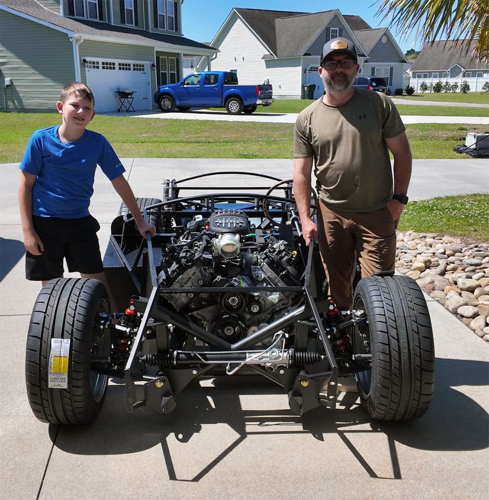 Sinks Family Garage Build a Mk4 Roadster on YouTube - Factory Five Racing